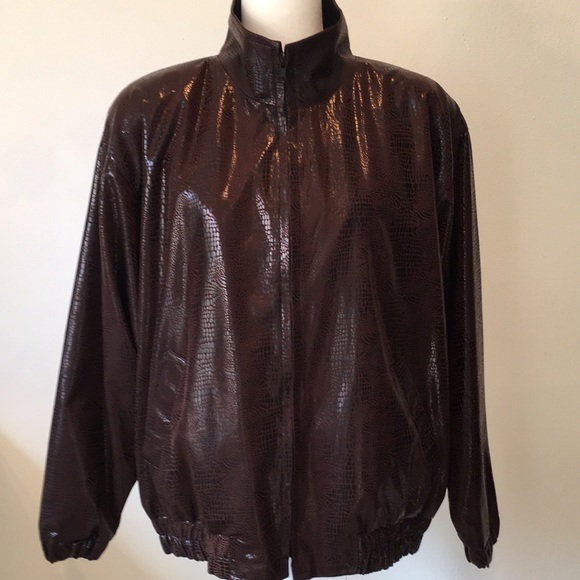 Jackets Galore | Jackets & Coats | Vintage Slick Jacket | Poshmark